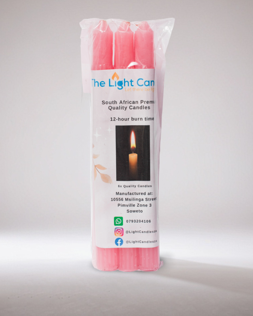 Pink packet – Light Candles